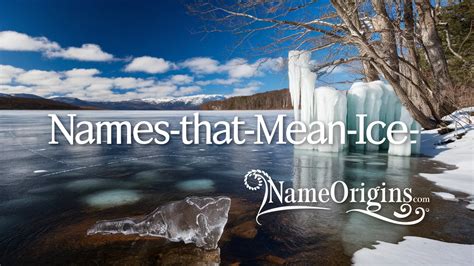 🌬️ Brrr Illiant Names 101 Meaningful Ice Names