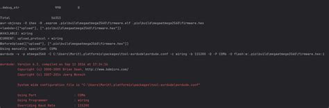 Upload Stuck On Avrdude Development Platforms Platformio Community