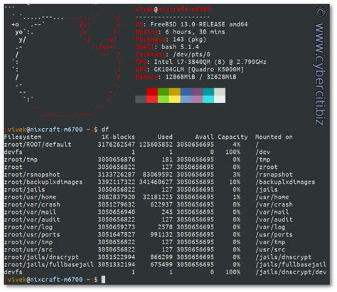 Come Usare Il Comando Df In Linux Unix Con Esempi Guidetti Informatica