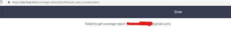 Coverage In Dashboard Broken For Some Projects Issue Google Oss Fuzz GitHub