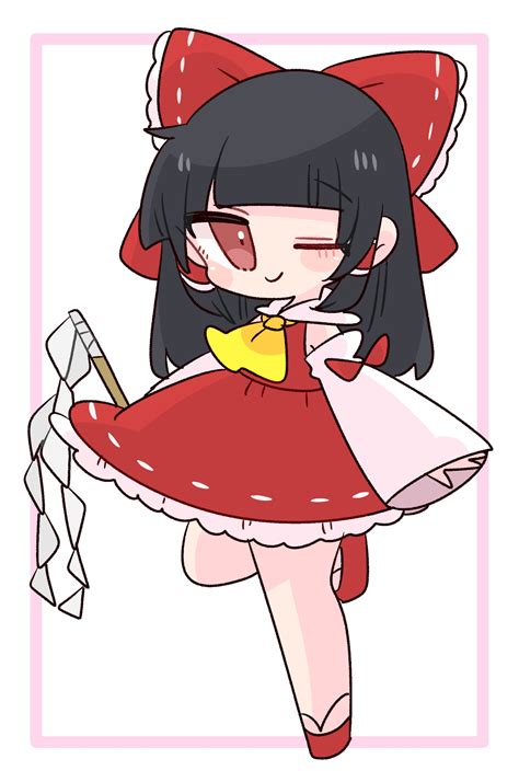 Hakurei Reimu Touhou Drawn By Op Na Yarou Danbooru