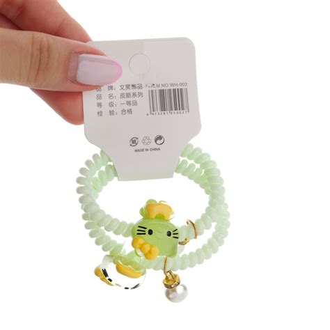 پک دوتایی کش مو سیم تلفنی مرواریدی برندیول ️