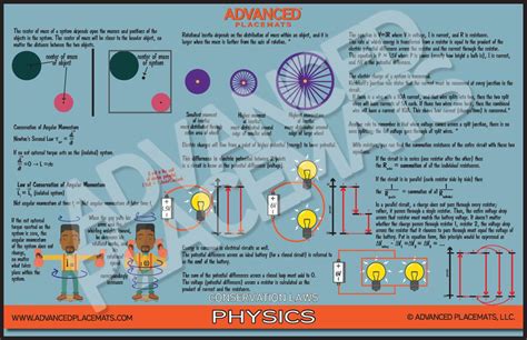 Conservation Laws Advanced Placemats