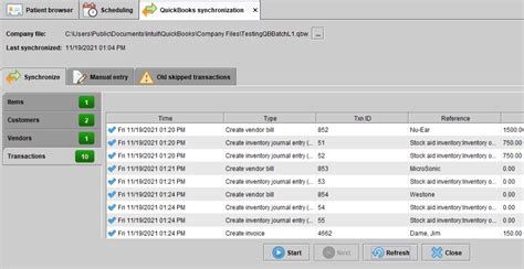 Updated QB Sync Screenshot Blueprint Solutions