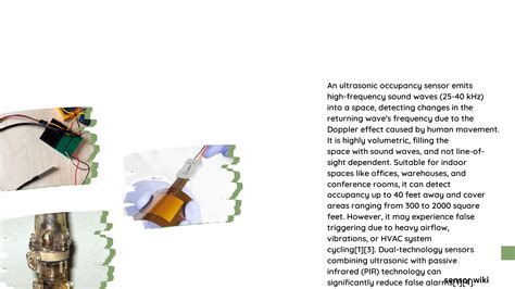 Ultrasonic Occupancy Sensor Comprehensive Guide To Smart Space Detection Sensor Wiki
