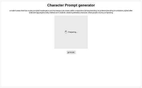 Character Prompt Generator