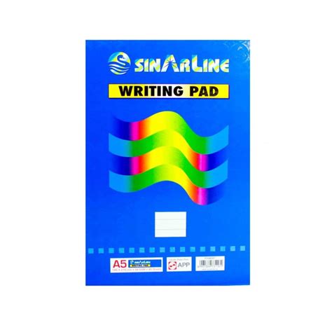 Sinarline Writing Pad A5 Touch Of Art And Craft Materials