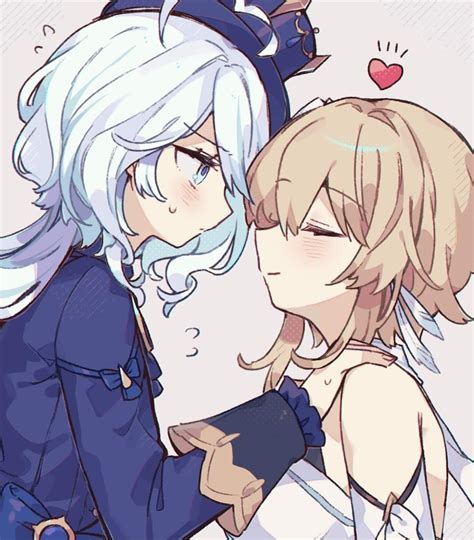 Furina X Lumine Genshin Impact Hoyolab