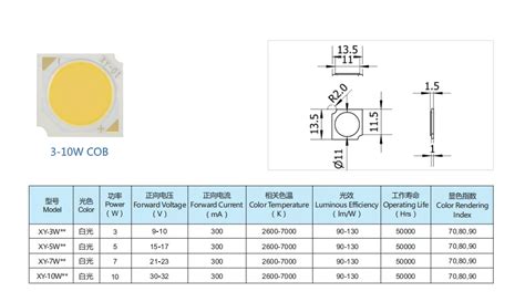 Xuyu 3 10w Xy 1414fc Flip Chip Cob For Led Down Light Buy Cob Led Chip Led Led Cob Product On