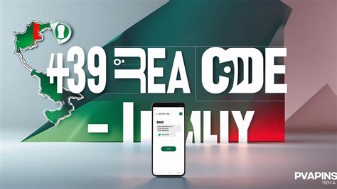 39 Area Code Italy Country Code For Calls And Sms Pvapins