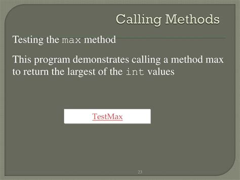 Ppt Java Chapter 3 Methods Powerpoint Presentation Free Download