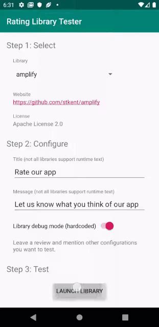 github haystack reviews android rating library tester experiment