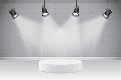 스팟 조명 배경 무료 벡터