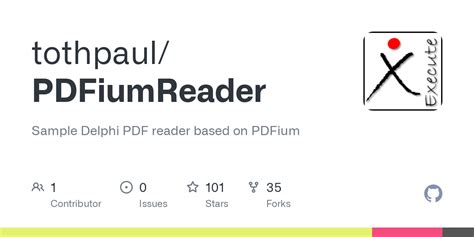 GitHub Tothpaul PDFiumReader Sample Delphi PDF Reader Based On PDFium