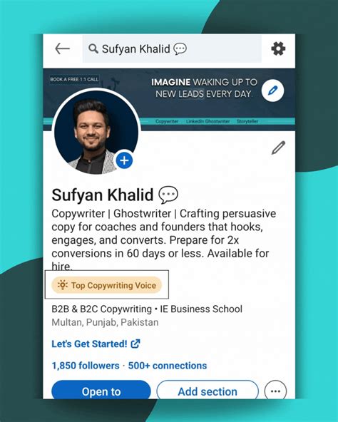Sufyan Khalid 💬 On Linkedin Linkedin Copywriting Ghostwriting 19 Comments
