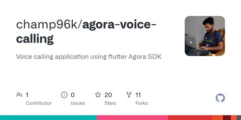 github champ96k agora voice calling voice calling application using