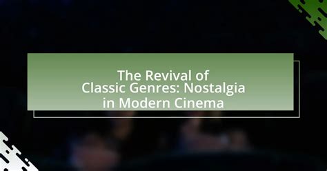 The Role Of Genre In Shaping Audience Expectations And Experiences •