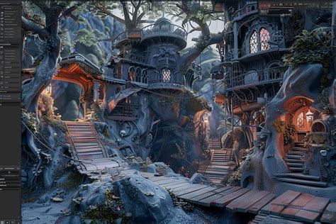 premium photo 3d modeling artist creating virtual worlds