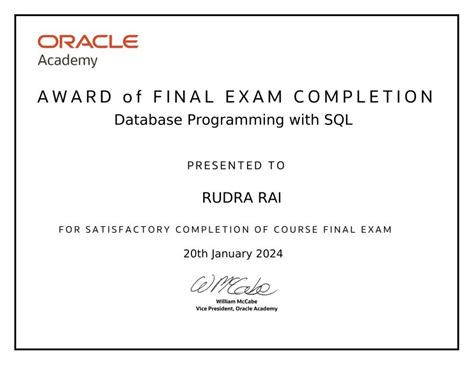 Sql Oraclecertified Databasepro Dataskills Techgrowth Neverstoplearning Rudra Rai