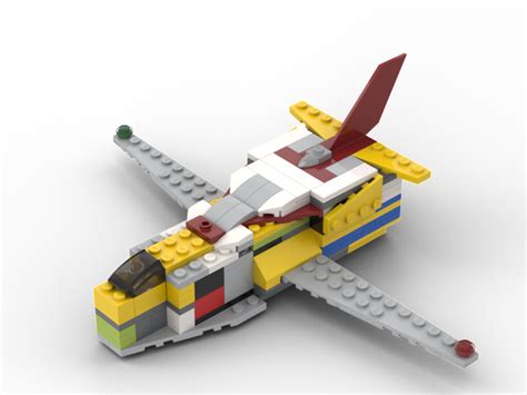 Lego Moc Lego Creator 31086310873109031092 Moc Aeroplane 3 By Ryanwongjh Rebrickable