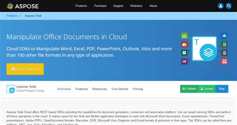 aspose total 综合办公文件处理开发工具包 csdn博客