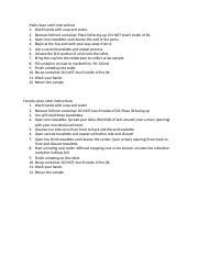 Clean Catch Docx Male Clean Catch Instructions Wash Hands With Soap And Water Remove