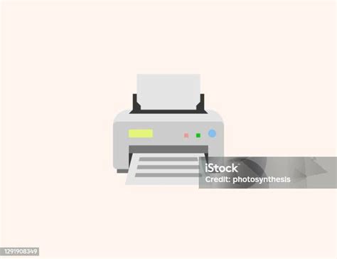사무실 프린터 벡터 아이콘입니다 격리 된 컴퓨터 프린터 평면 컬러 일러스트 기호 벡터 컴퓨터 프린터에 대한 스톡 벡터 아트 및 기타 이미지 Istock
