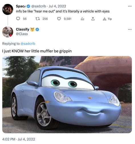 Sally Carrera Cars Cussy Know Your Meme