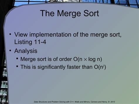 Chapter Sorting Algorithmsefficiency PPT