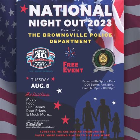 Brownsville Police Department Invites Community To Attend National
