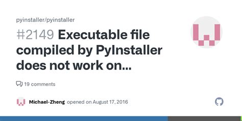 Executable File Compiled By Pyinstaller Does Not Work On Windows