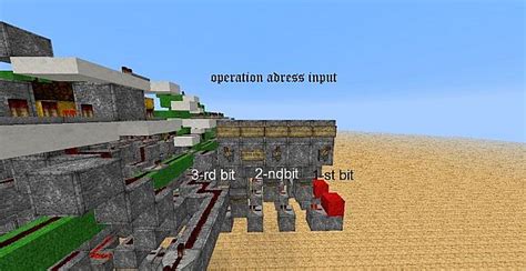 CPU 16 Bit With Multiplication Minecraft Map