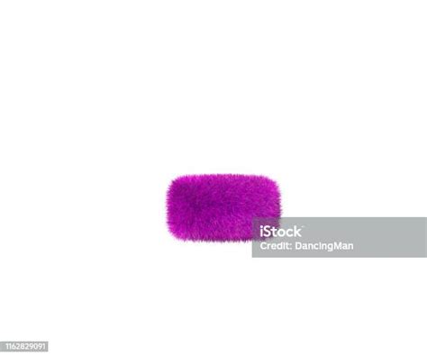 흰색 배경에 고립 된 분홍색 필루 알파벳의 마이너스 기호의 매력적인 개념 3d 일러스트 개념에 대한 스톡 사진 및 기타 이미지 Istock