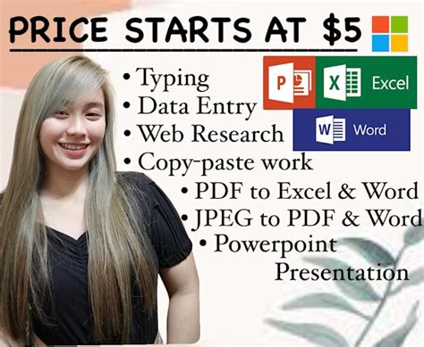 Do Fast And Accurate Ms Excel Word Powerpoint Data Entry By Jeanleanne Fiverr