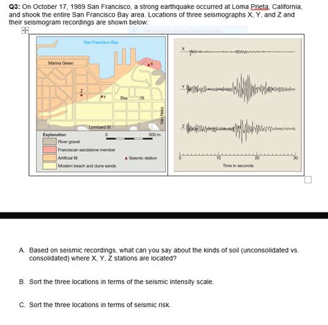 Solved Their Seismogram Recordings Are Shown Belowa ﻿based