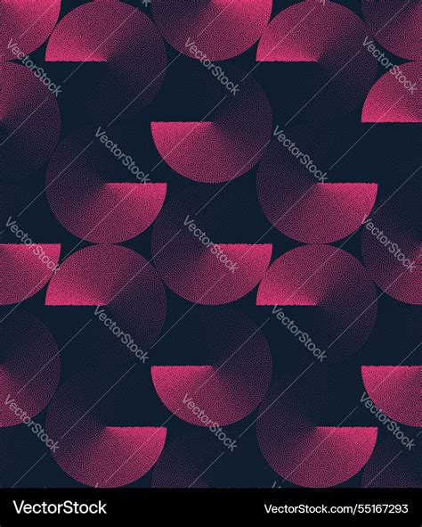 Circles Original Seamless Pattern Trend Dot Work Vector Image