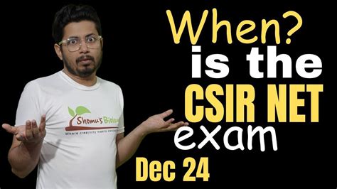 CSIR NET December Notification 2024 Where Is Application Form YouTube