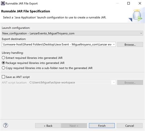 Exportar Un Proyecto Java