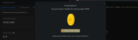 Charul Srinivas On Linkedin Geekstreak2024 Codingchallenge