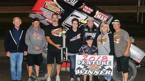 Soderberg Sprint Memorial Checkers Fly For Blurton Imca