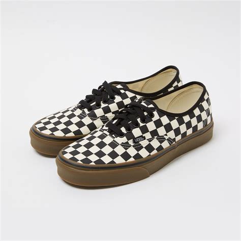 어센틱 체커보드 블랙화이트껌 Vn0004mkibb1 감도 깊은 취향 셀렉트샵 29cm