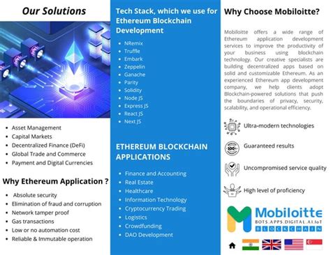 Ethereum App Development Pdf Technology Industry Industries