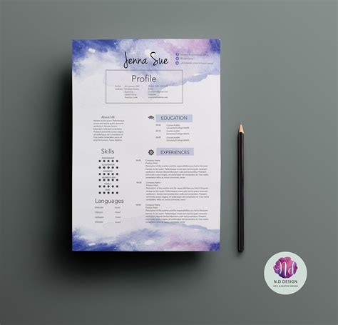 CV Template Creative Cv Template Creative Cv Resume Design Creative