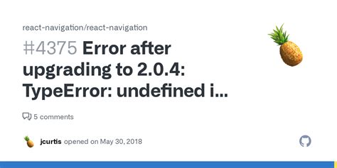 Error After Upgrading To 204 Typeerror Undefined Is Not An Object