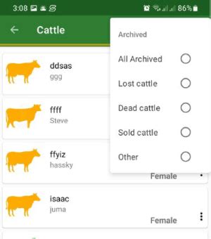 User Guide My Cattle Manager