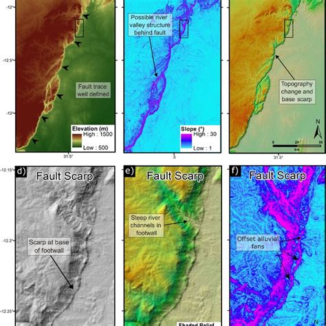 The Chipola Fault A C Overview Of The Chipola Fault Shown In The Download Scientific Diagram