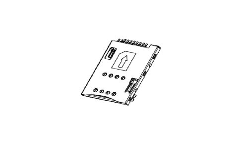 SIM Card Push Push Type 8 Pin Connector Genesis Connected Solutions