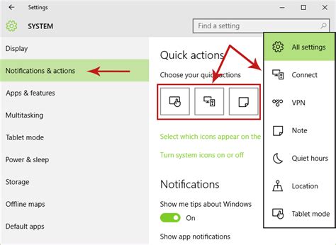 How To Customize The Quick Action Buttons In The Action Center Windows 10