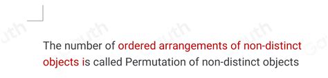 Solved 4 The Number Of Ordered Arrangements Of Non Distinct Objects