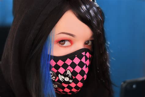 Emo Girl With Mask Virus